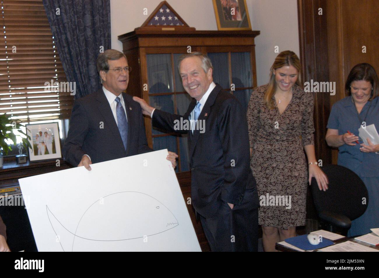 Office of the Secretary - Secretary Donald Evans with Members of ...