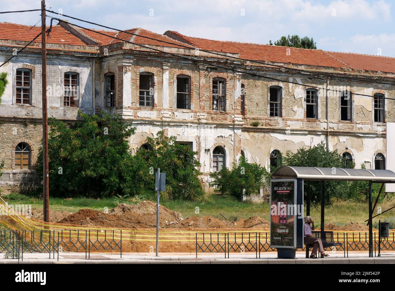 Ancient military barracks, Thessaloniki, Macedonia, Norrh-Eastern ...