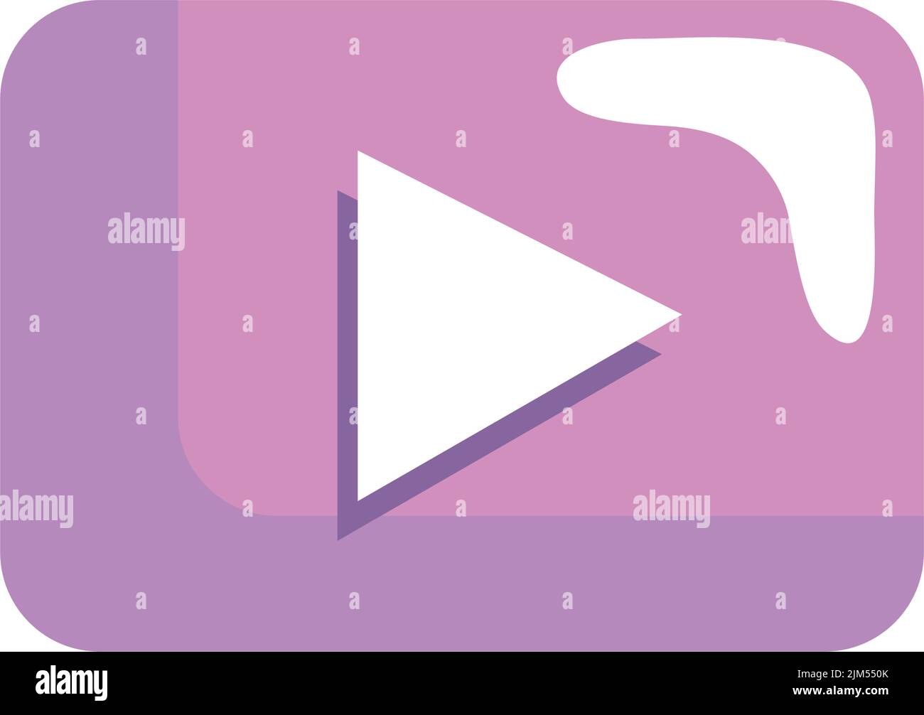 lilac play button Stock Vector Image & Art - Alamy