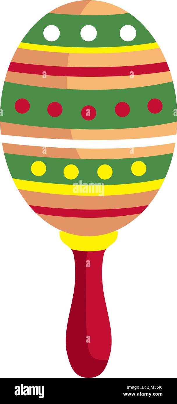 mexican maraca instrument Stock Vector Image & Art - Alamy