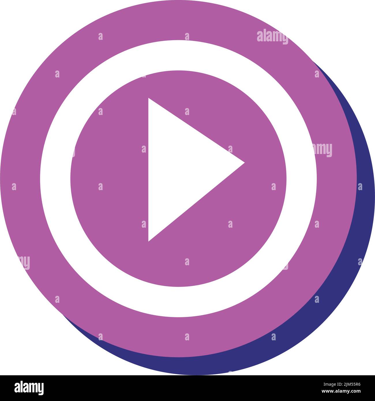 purple play button Stock Vector Image & Art - Alamy