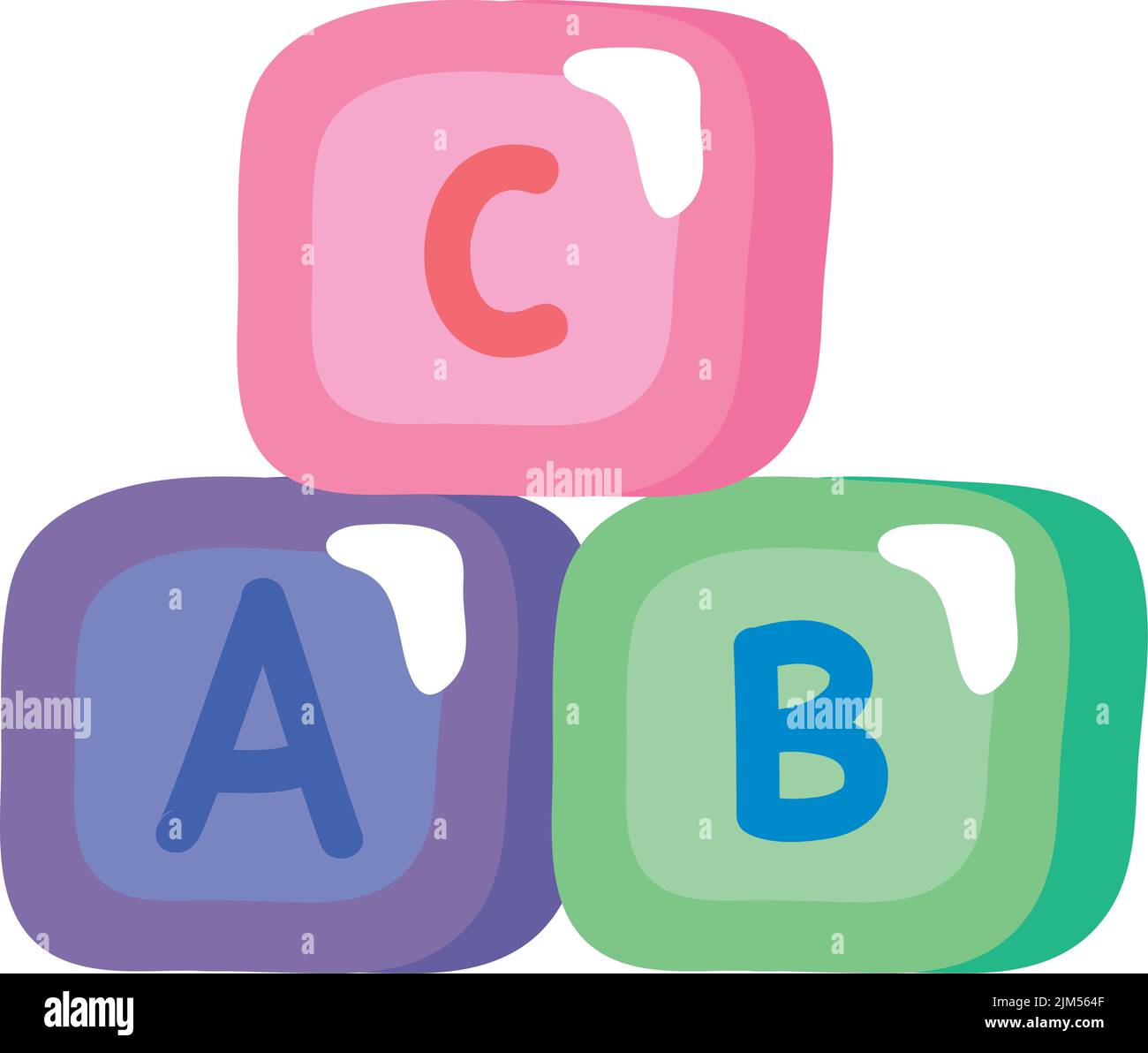 alphabetic blocks toys Stock Vector Image & Art - Alamy