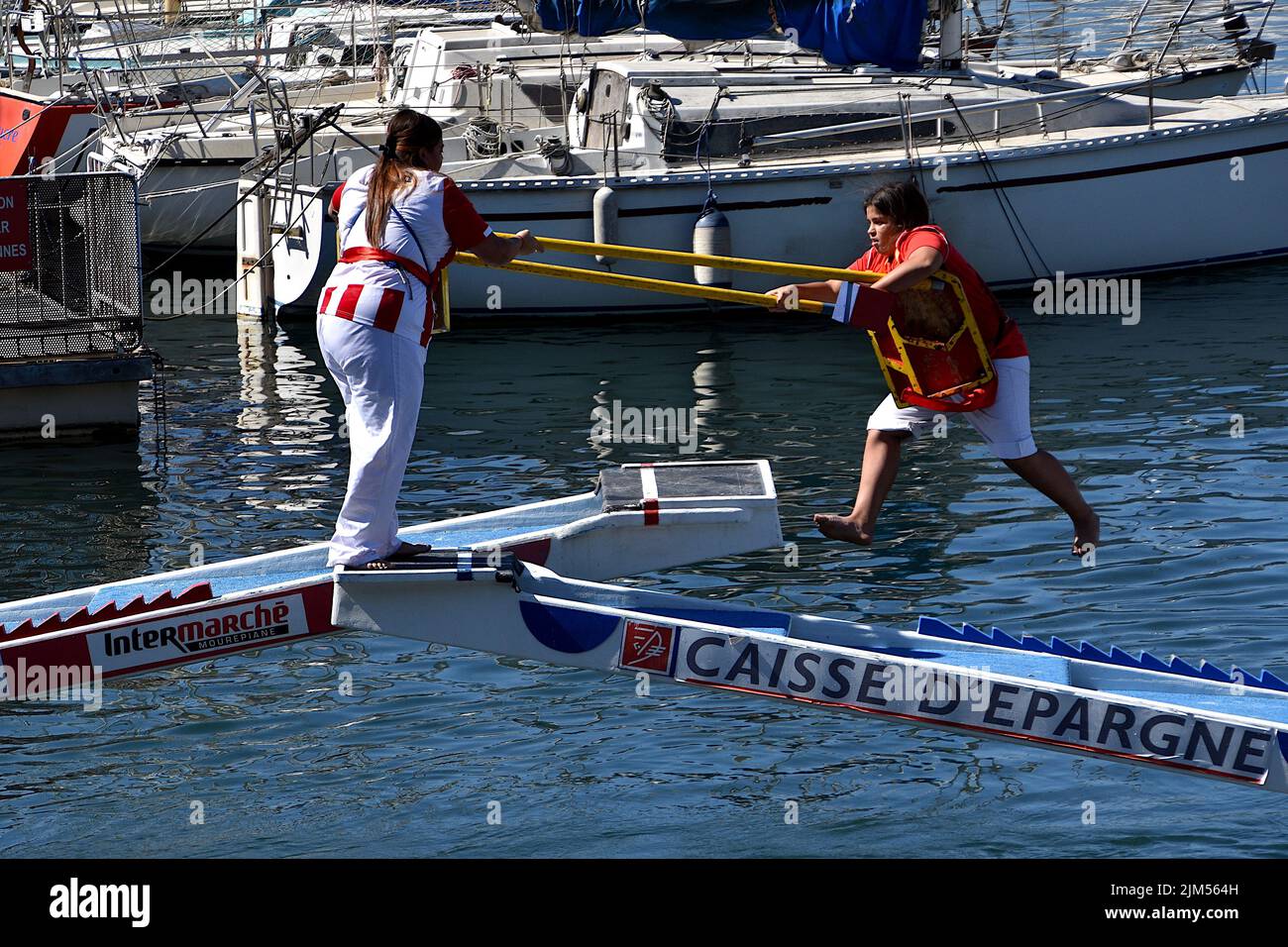 Water jousters hi-res stock photography and images - Alamy