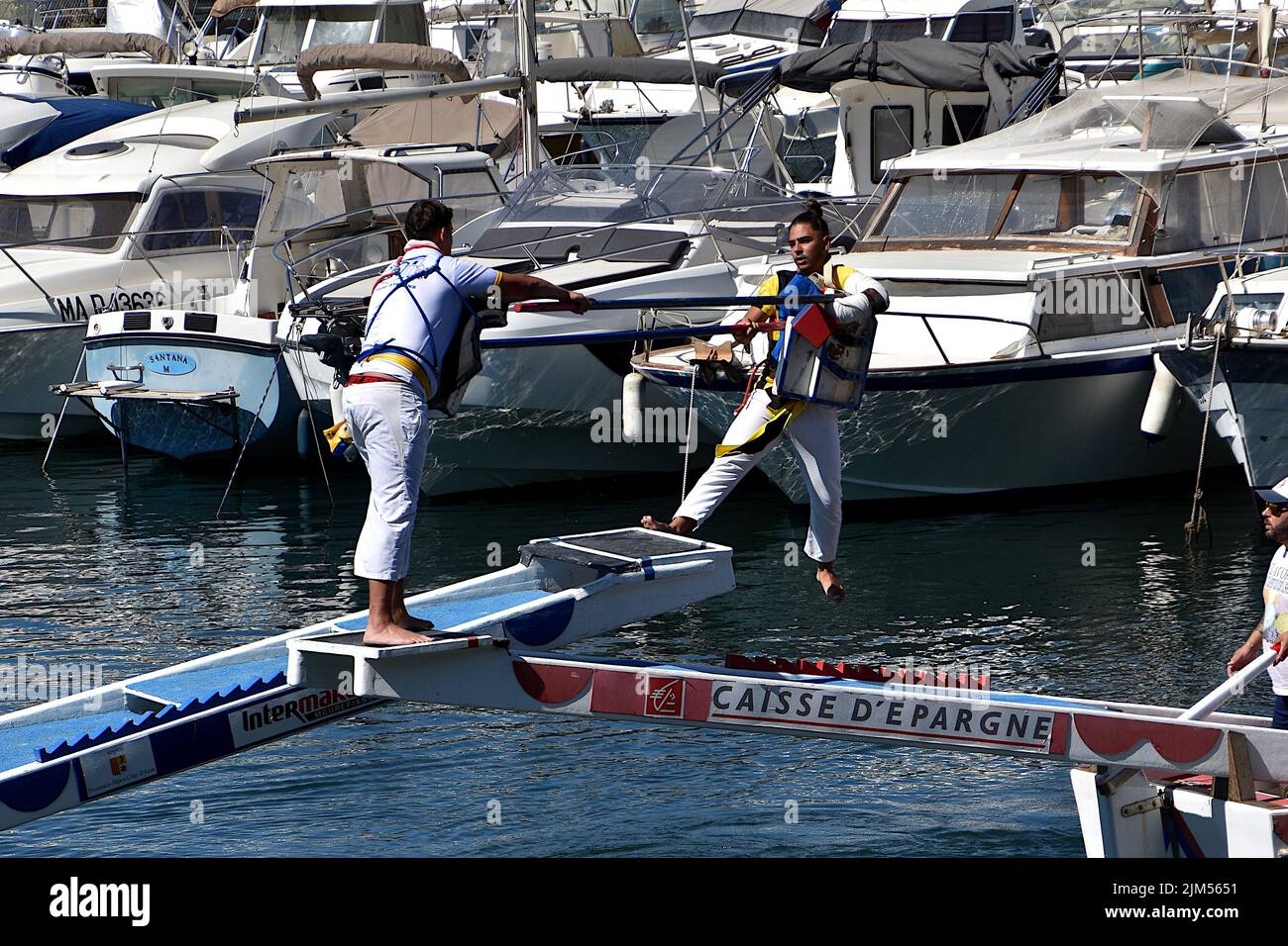 Water jousters hi-res stock photography and images - Alamy