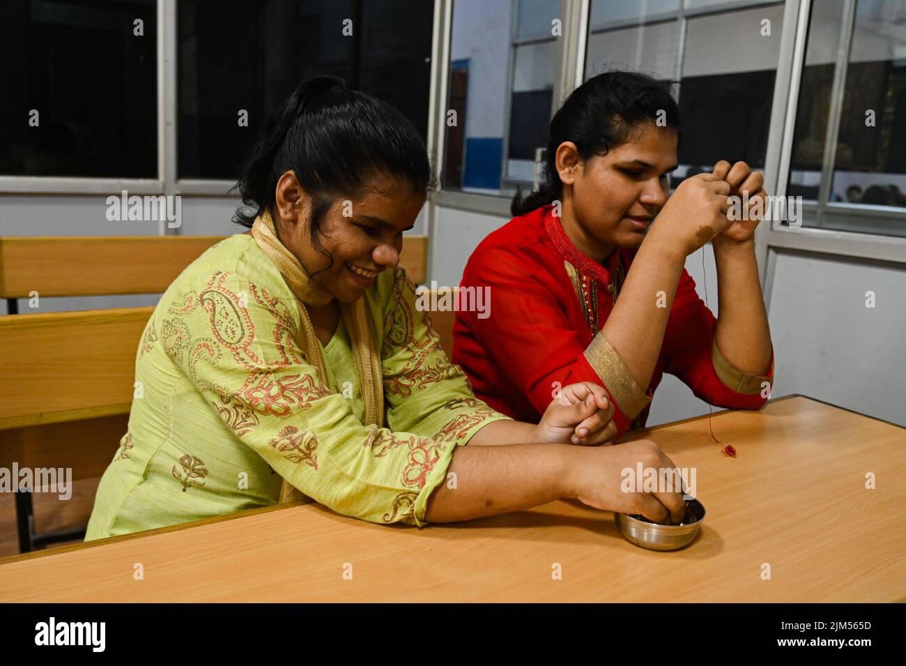 New Delhi, New Delhi, India. 1st Jan, 2020. Visually Impaired students ...