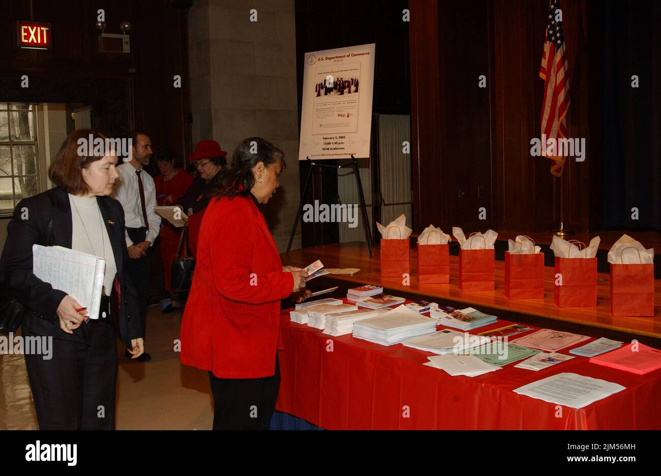 Office of Human Resources Management - Red Dress Event Stock Photo - Alamy