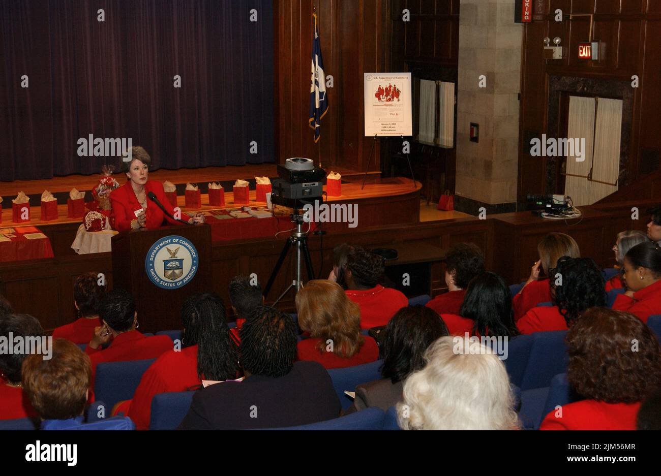 Office of Human Resources Management - Red Dress Event Stock Photo - Alamy