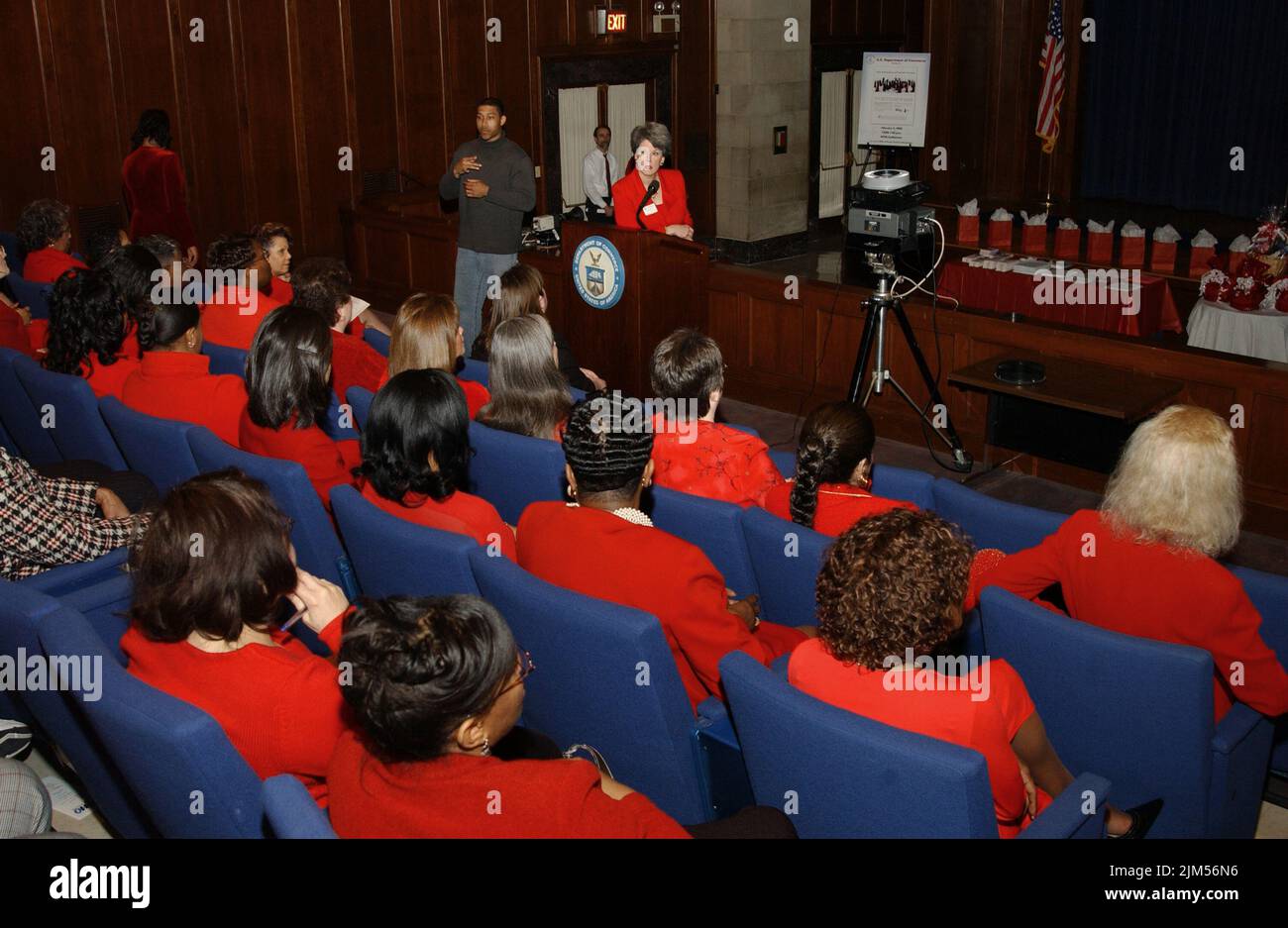 Office of Human Resources Management - Red Dress Event Stock Photo - Alamy