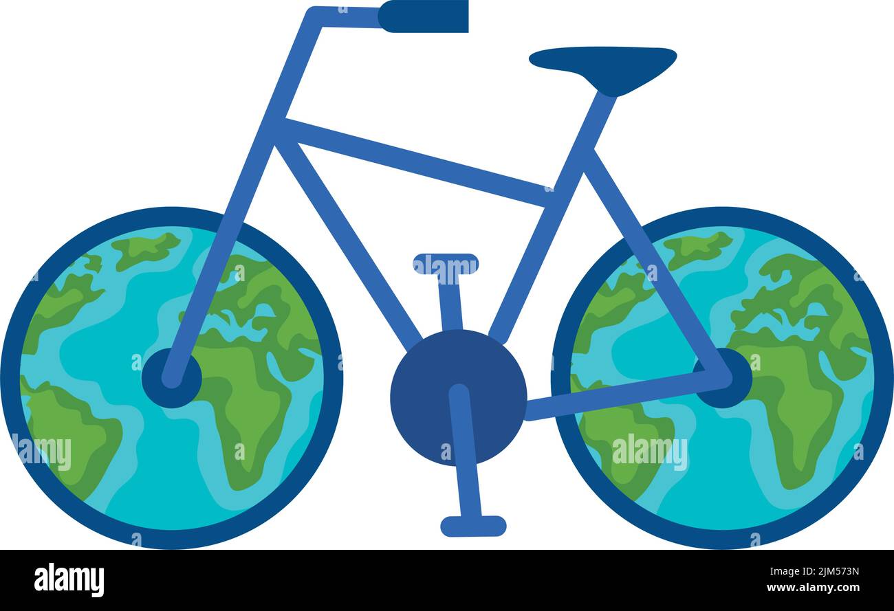 bicycle vehicle eco friendly Stock Vector Image & Art - Alamy
