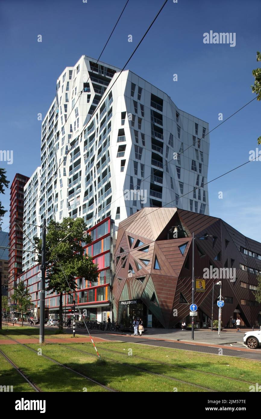Calypso apartment building designed by Will Alsop, Rotterdam ...
