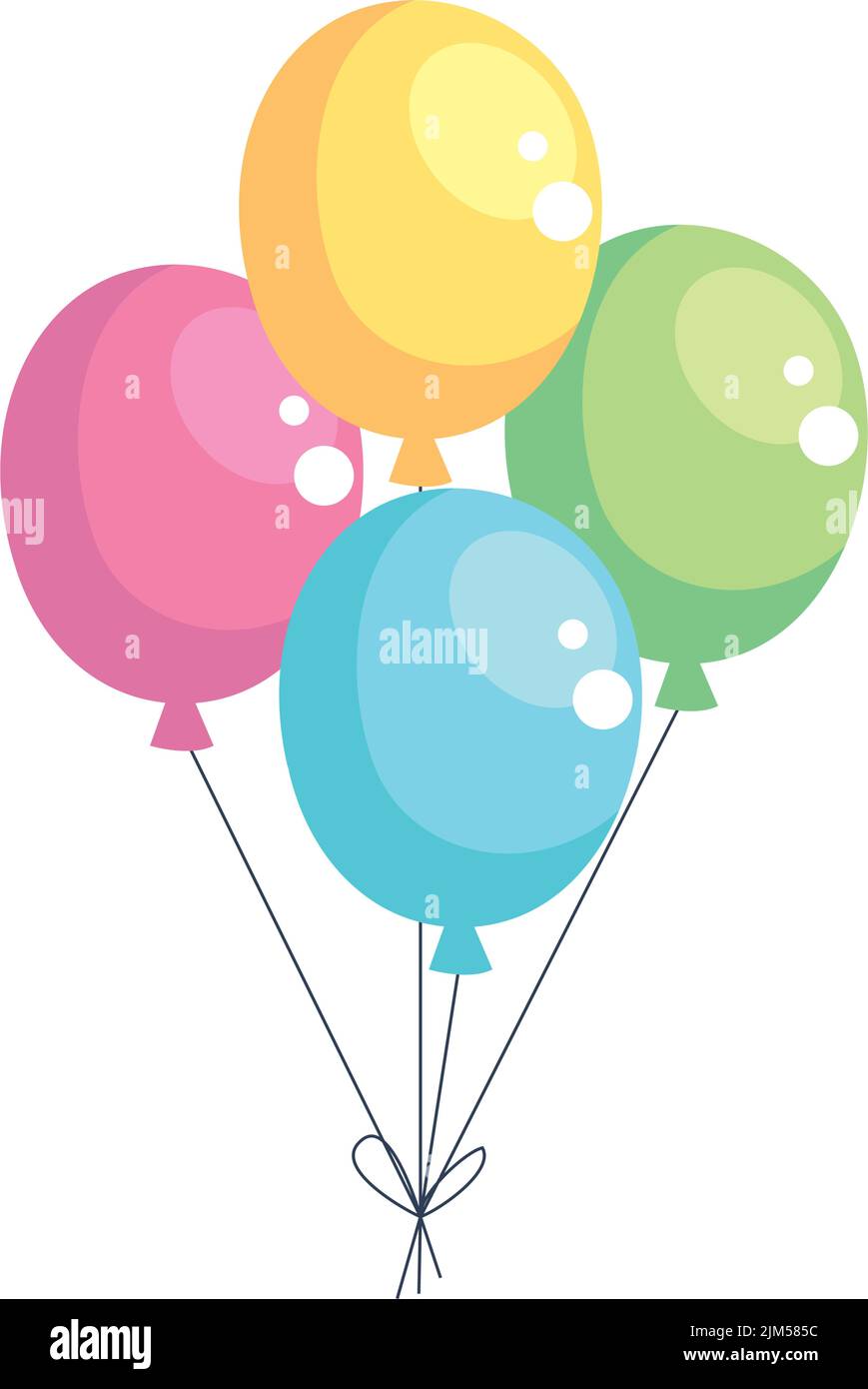 balloons helium floating Stock Vector Image & Art - Alamy