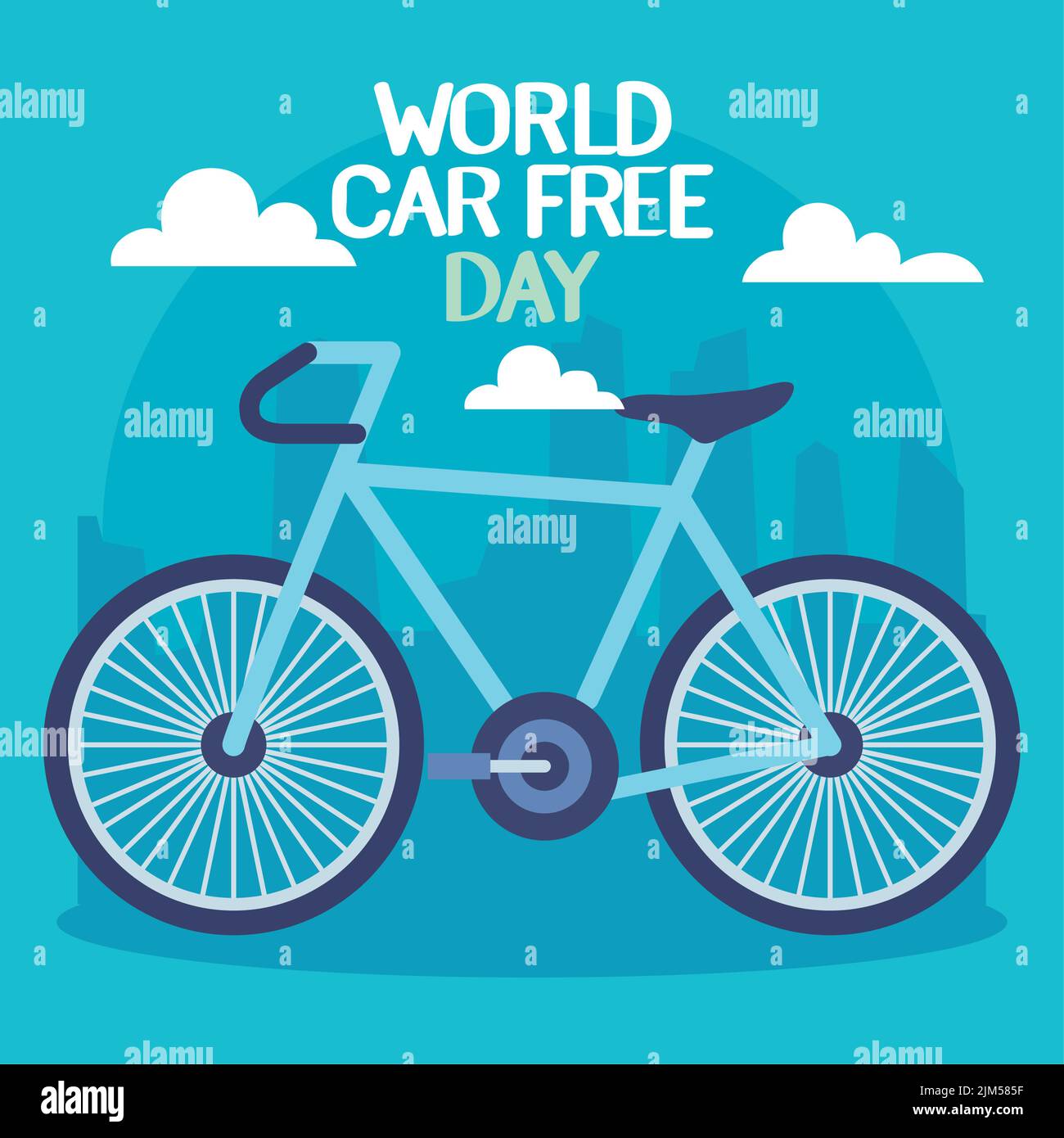world car free day lettering Stock Vector Image & Art - Alamy