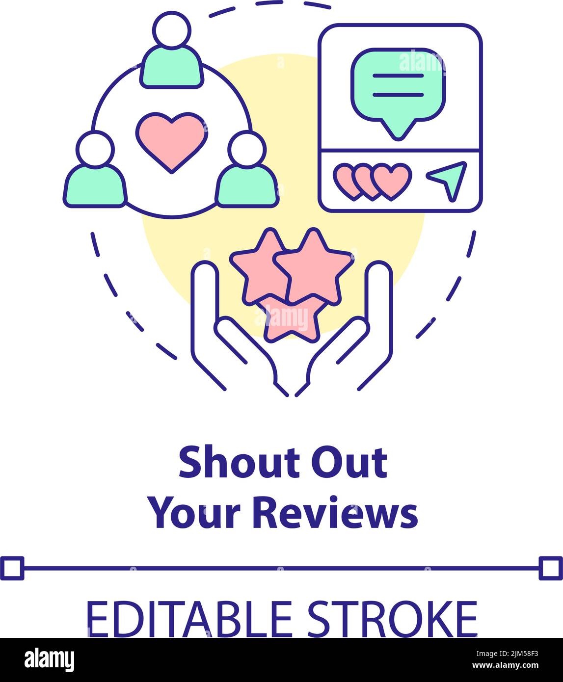 Review share Stock Vector Images - Alamy