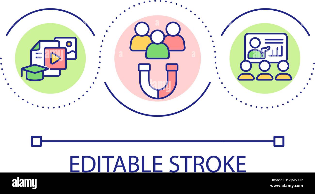 Students circle class Stock Vector Images - Alamy