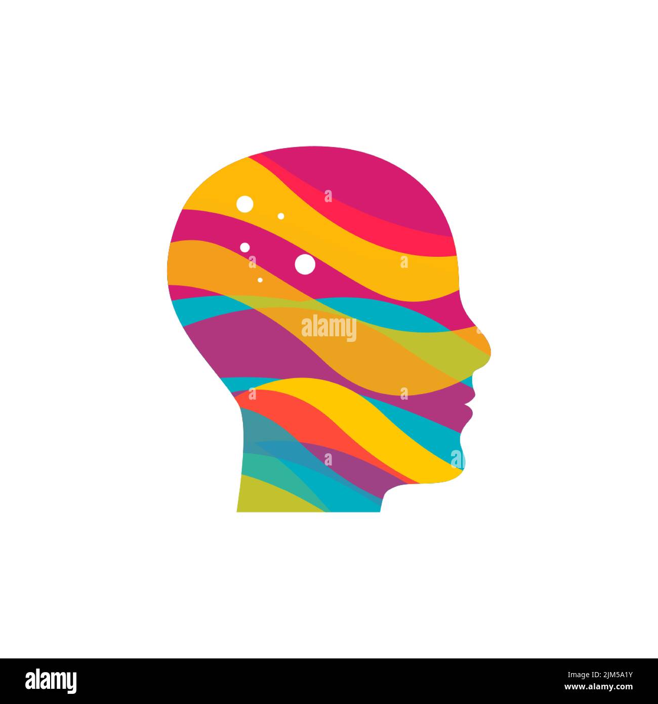 Brain wave man Stock Vector Images - Alamy