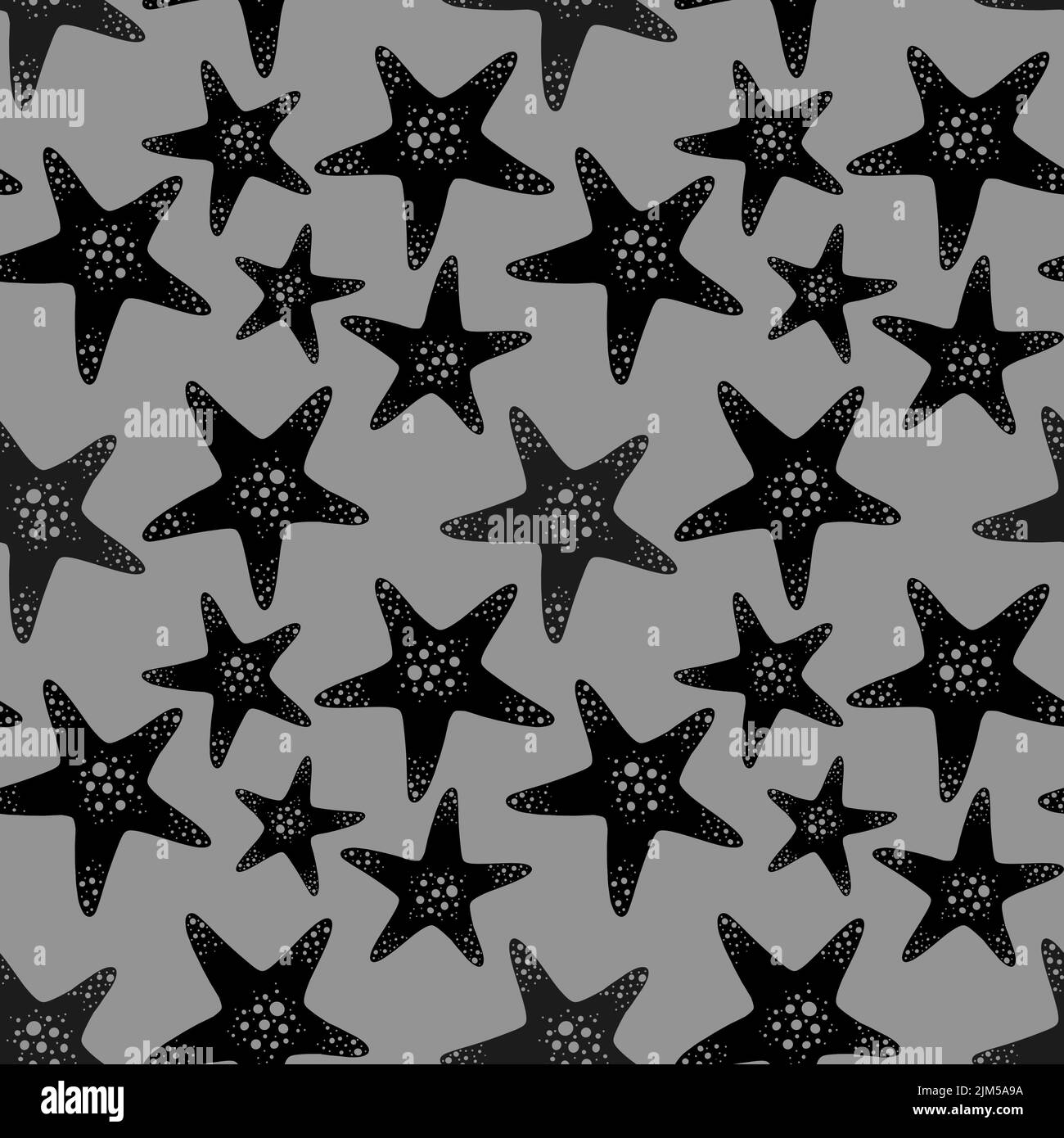 Summer ocean seamless sea star pattern for clothes print and ...