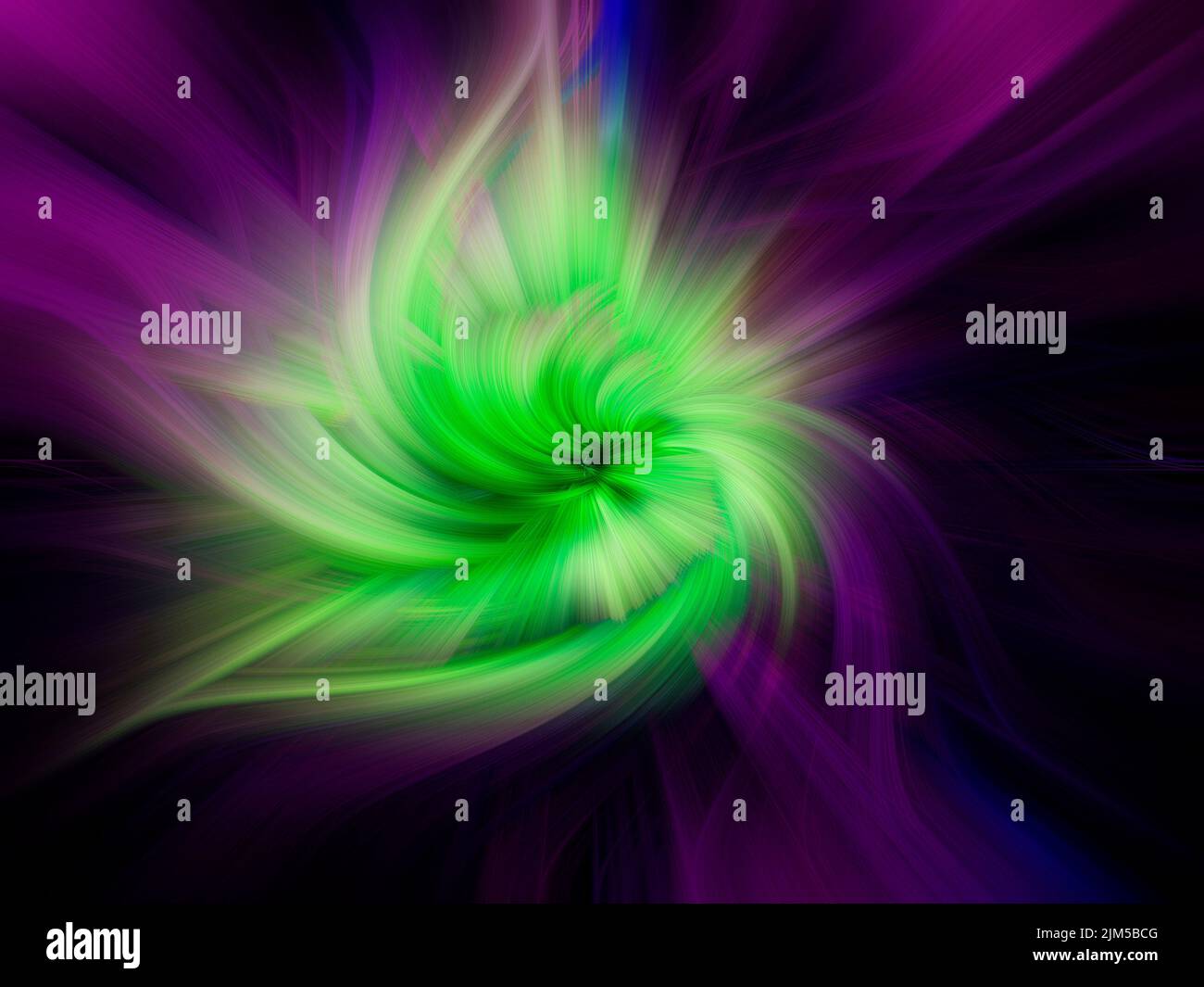 A digital render of an abstract swirling green background for ...