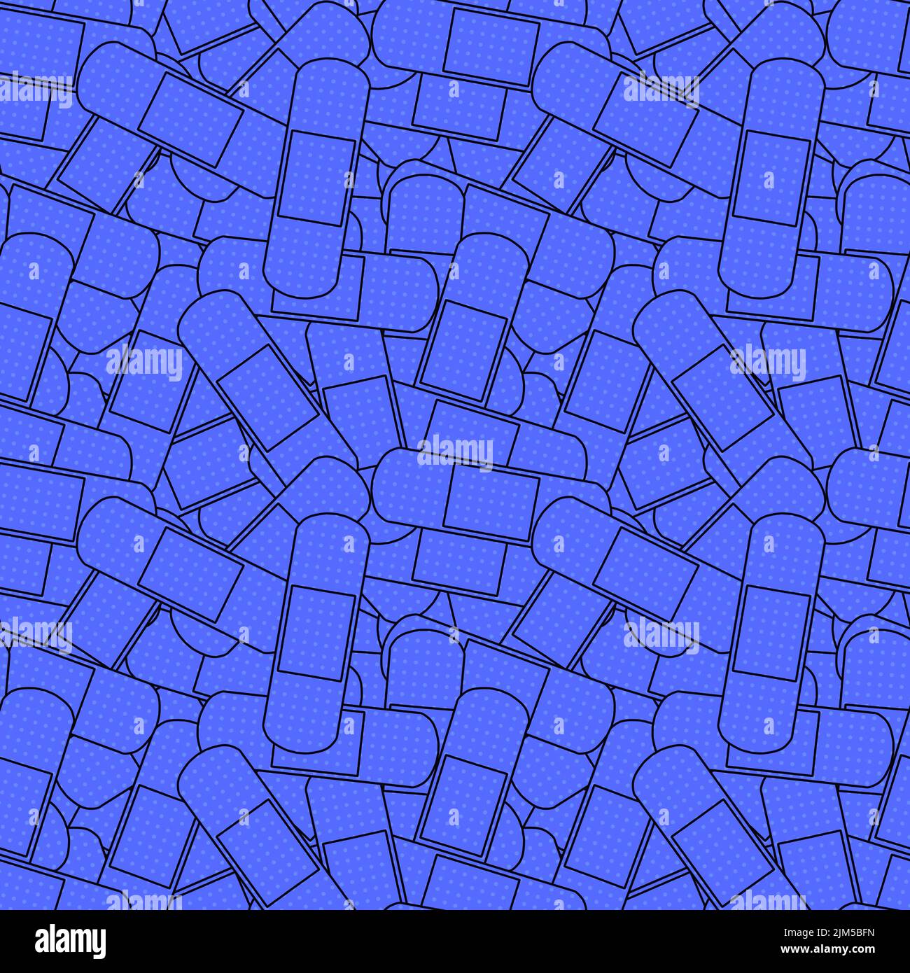 Medicine plaster seamless cartoon patch pattern for clothes print and ...