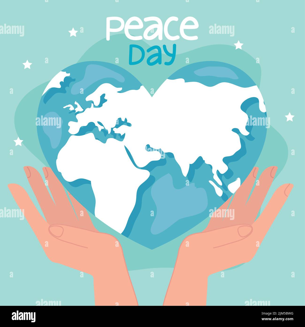 peace day lettering Stock Vector Image & Art - Alamy