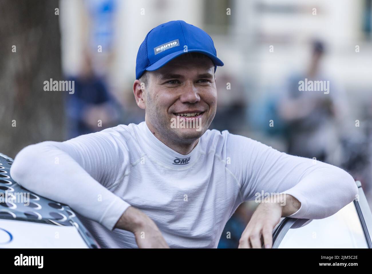 Jyvaskyla, Finland - 04/08/2022, KAUR Egon (est), Volkswagen Polo GTI ...
