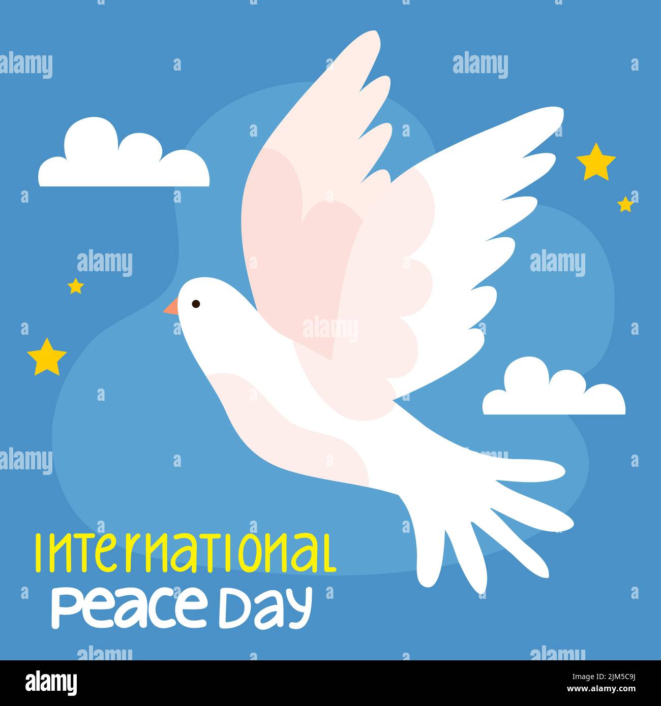 international peace day lettering Stock Vector Image & Art - Alamy