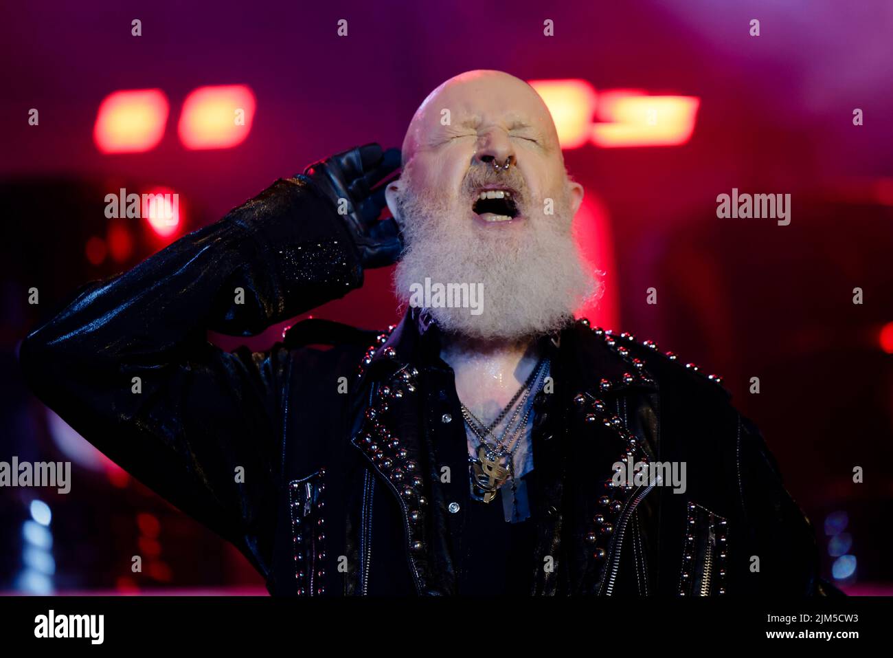 Wacken, Germany. 04th Aug, 2022. Robert Halford sings during a ...
