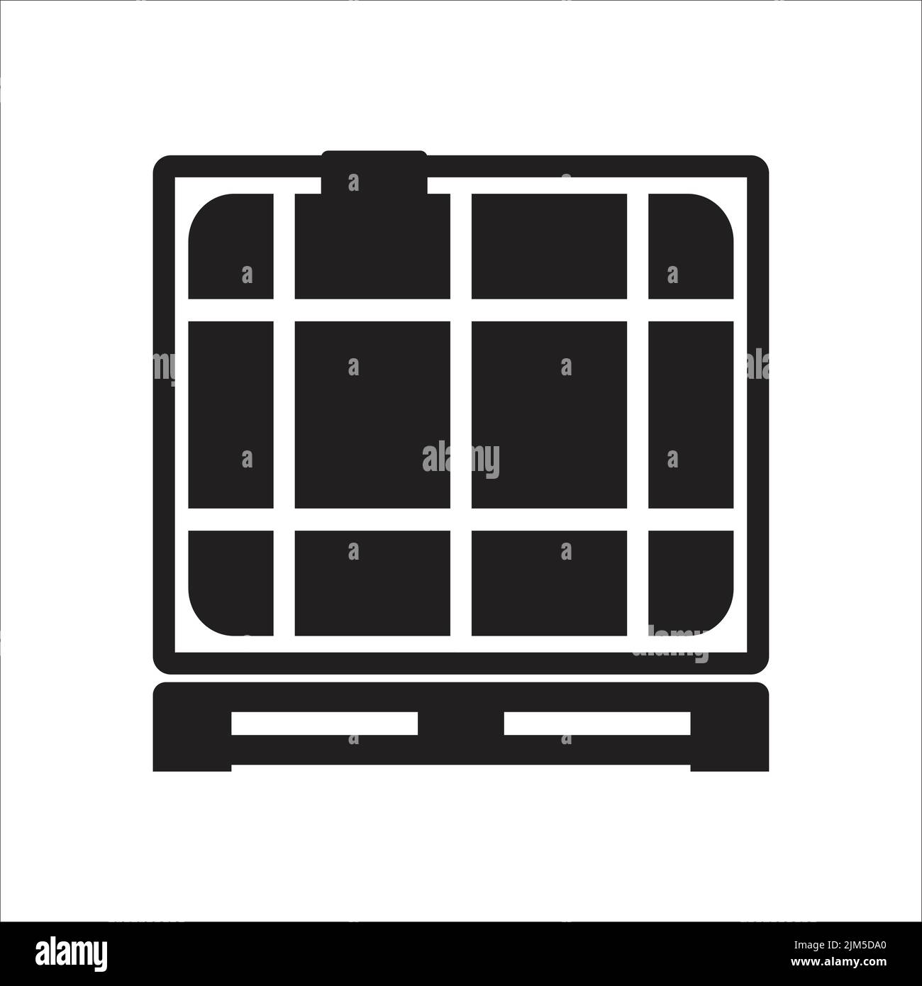 A vector illustration of a container for chemical industries Stock ...