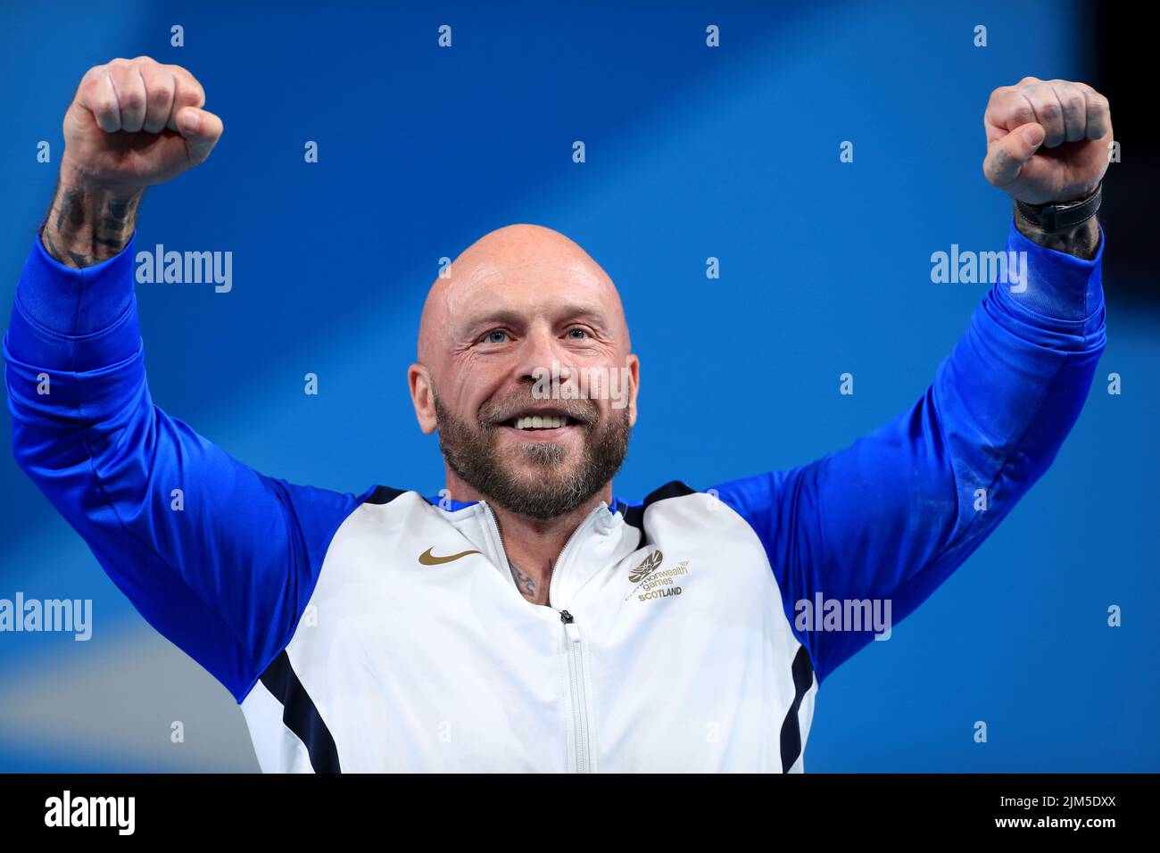 Scotland’s Micky Yule looks celebrates after winning Bronze in the Men ...