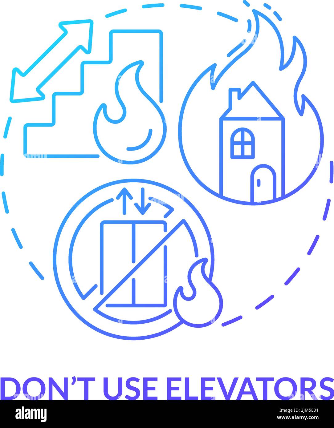 Dont use lift Stock Vector Images - Alamy