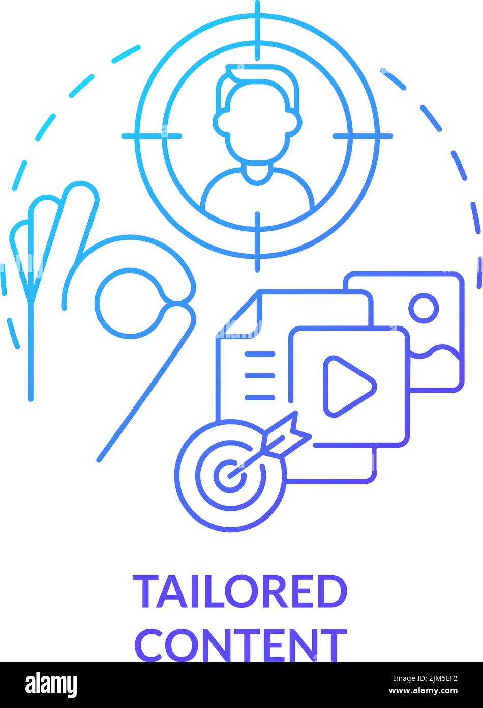 Personalized content and website hi-res stock photography and images - Alamy