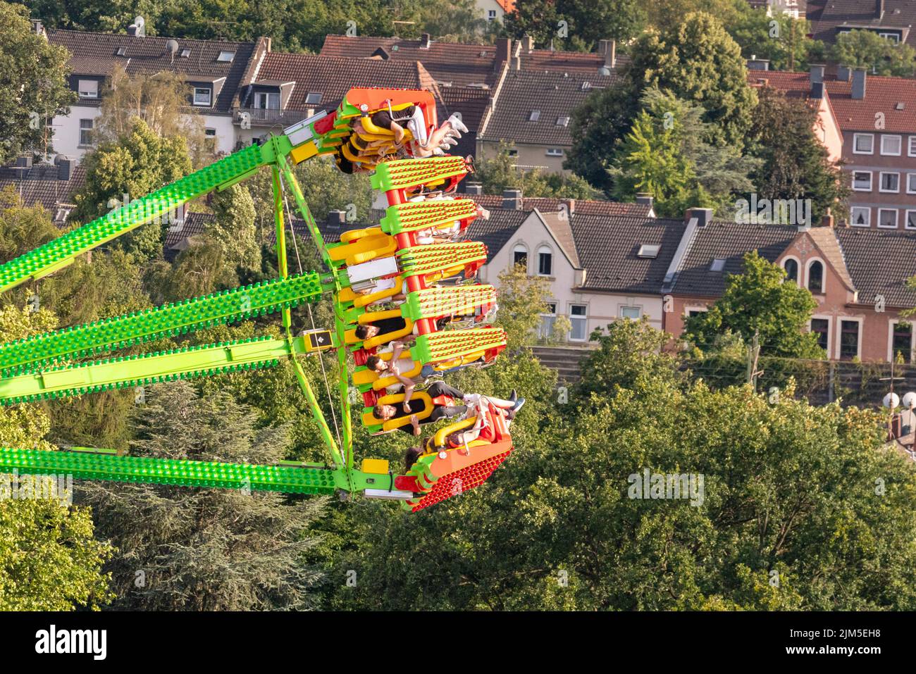 Cranger Kirmes, Herne, NRW, Germany, 04th Aug 2022. People on the ...