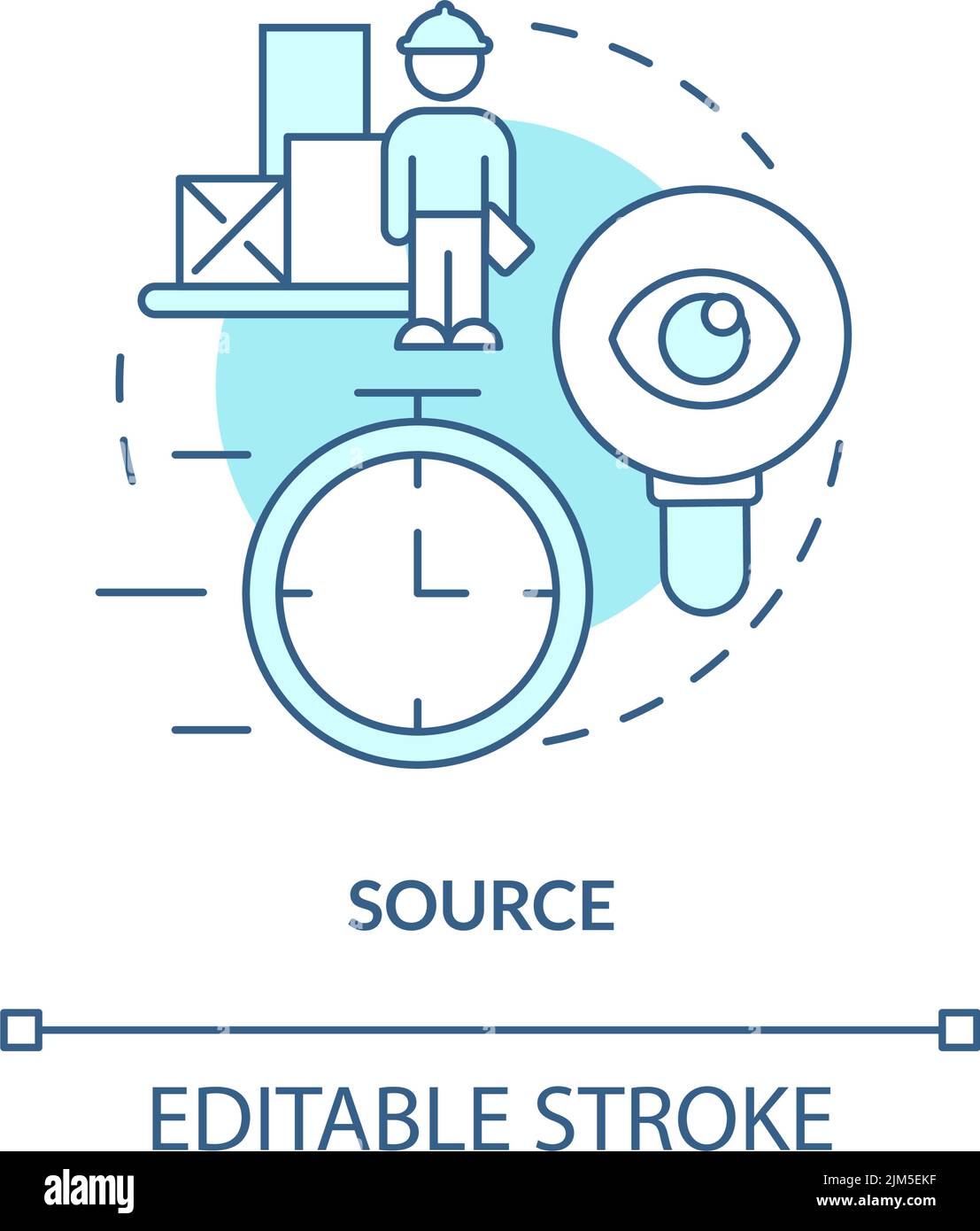 Source delivery Stock Vector Images - Alamy