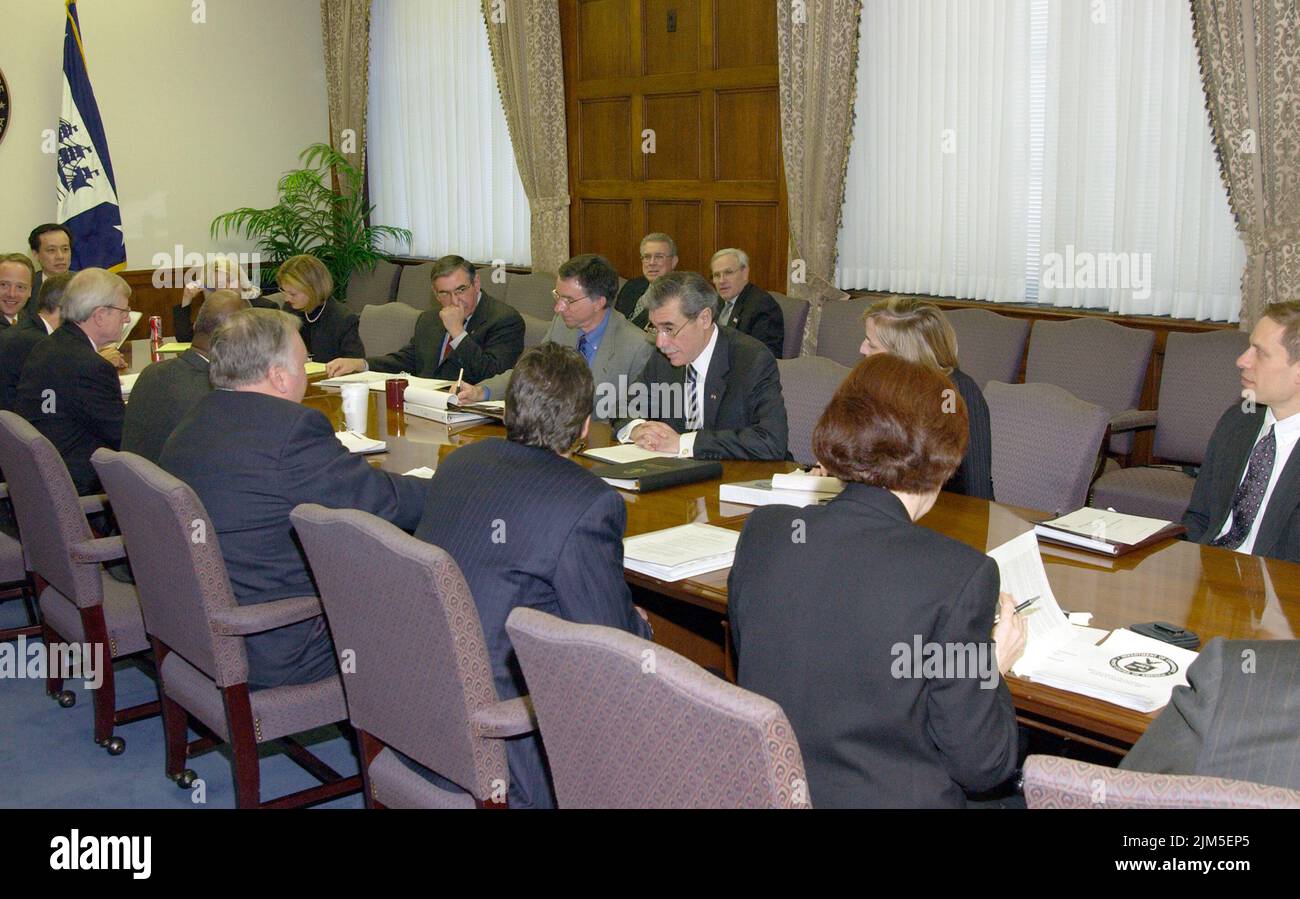 Office of the Secretary - Executive Management Team Meeting Stock Photo ...
