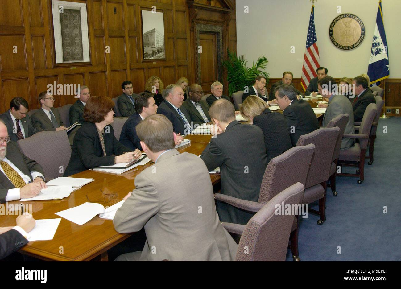 Office of the Secretary - Executive Management Team Meeting Stock Photo ...