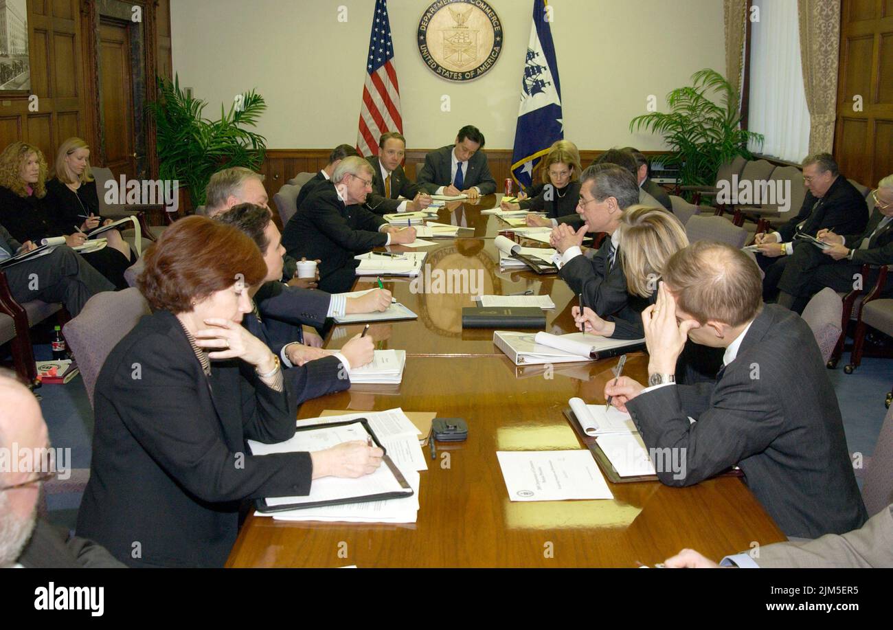 Office of the Secretary - Executive Management Team Meeting Stock Photo ...