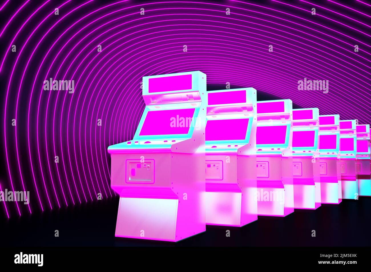 Row of slot machines hi-res stock photography and images - Alamy