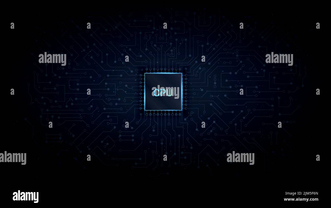 Central processing unit Stock Vector Image & Art - Alamy