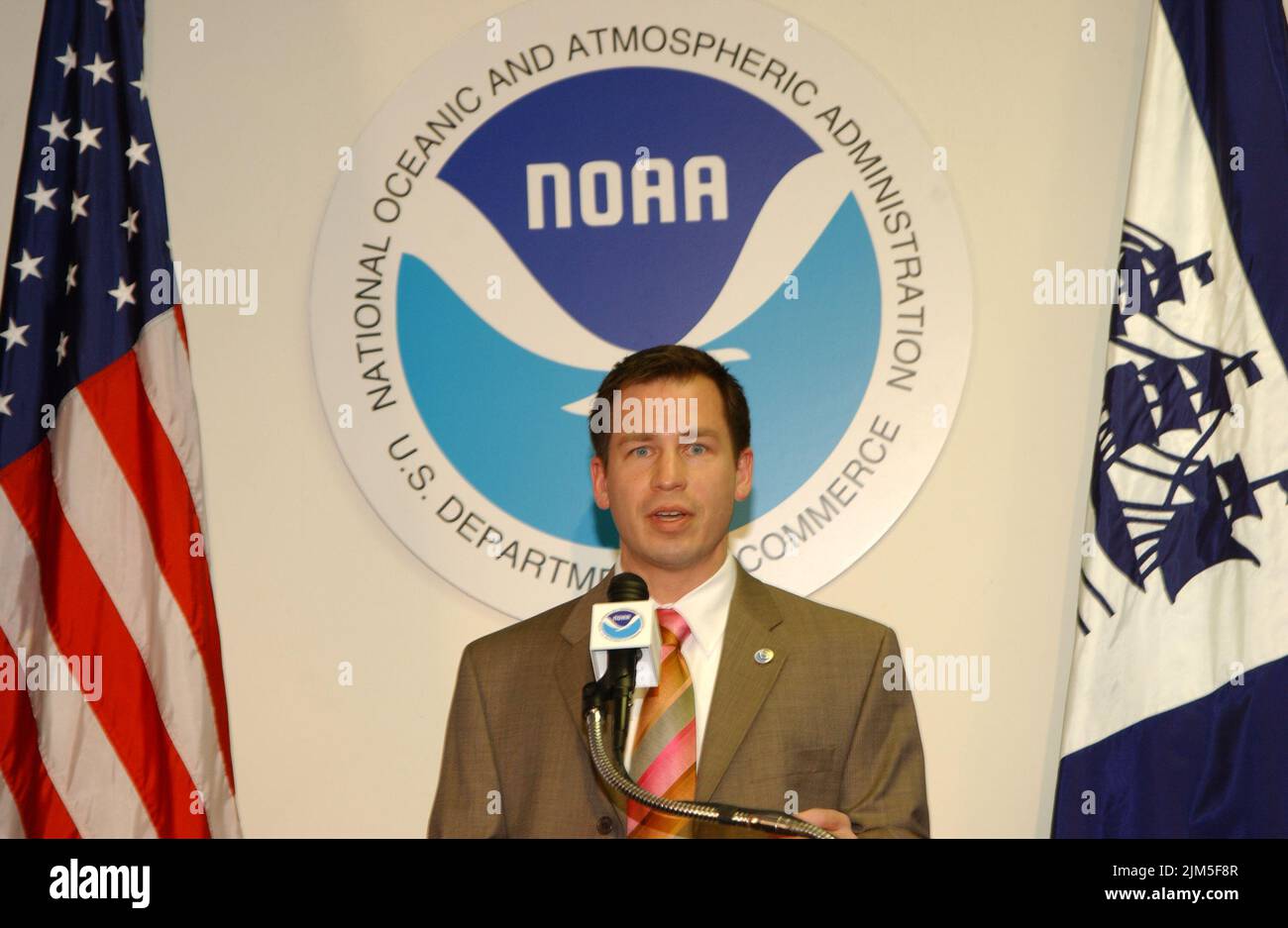 Office of the Secretary - Spring Weather Outlook Press Conference Stock ...