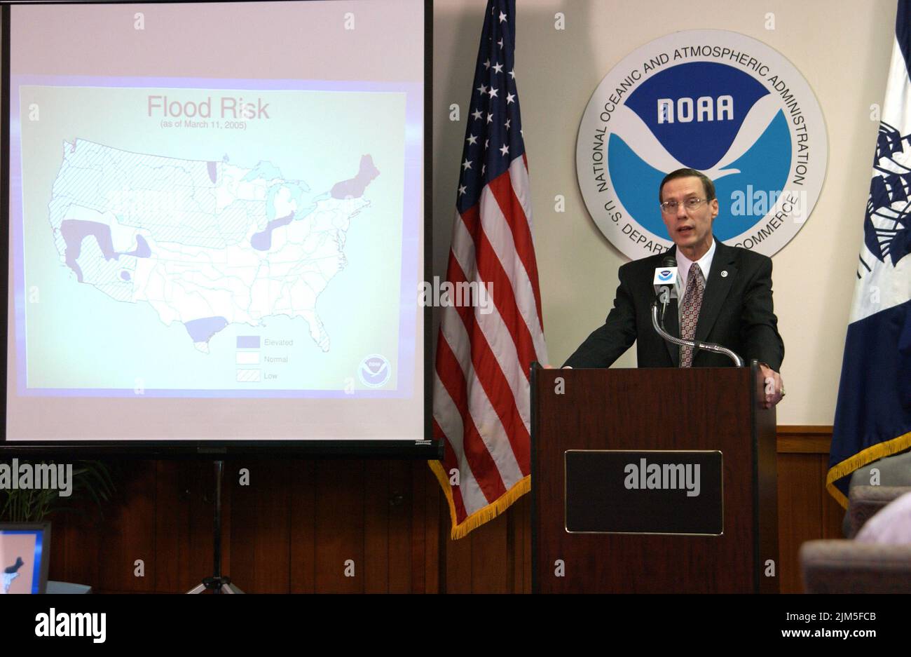 Office of the Secretary - Spring Weather Outlook Press Conference Stock ...