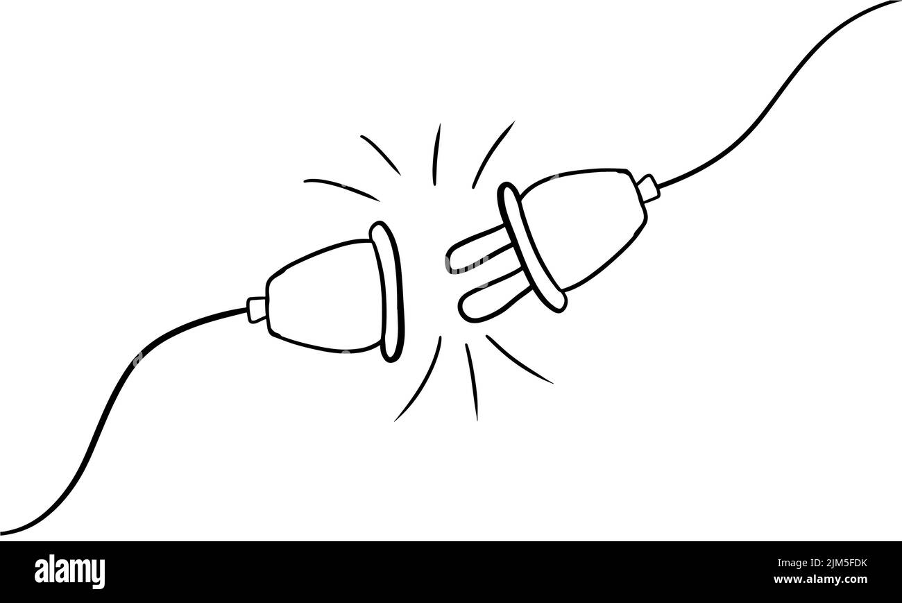 Socket cartoon Black and White Stock Photos & Images - Alamy