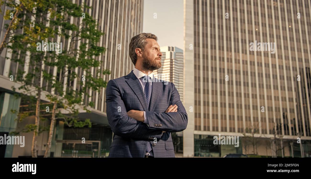 entrepreneur outside the office. male formal fashion. professional ...