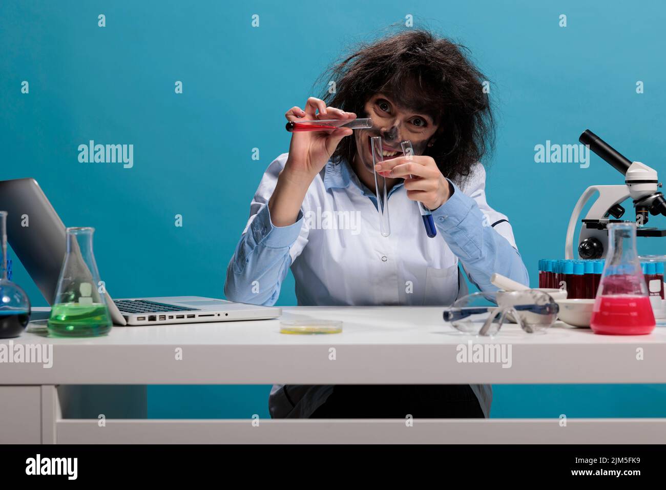 Scientist mixing chemical formula test tube hi-res stock photography ...