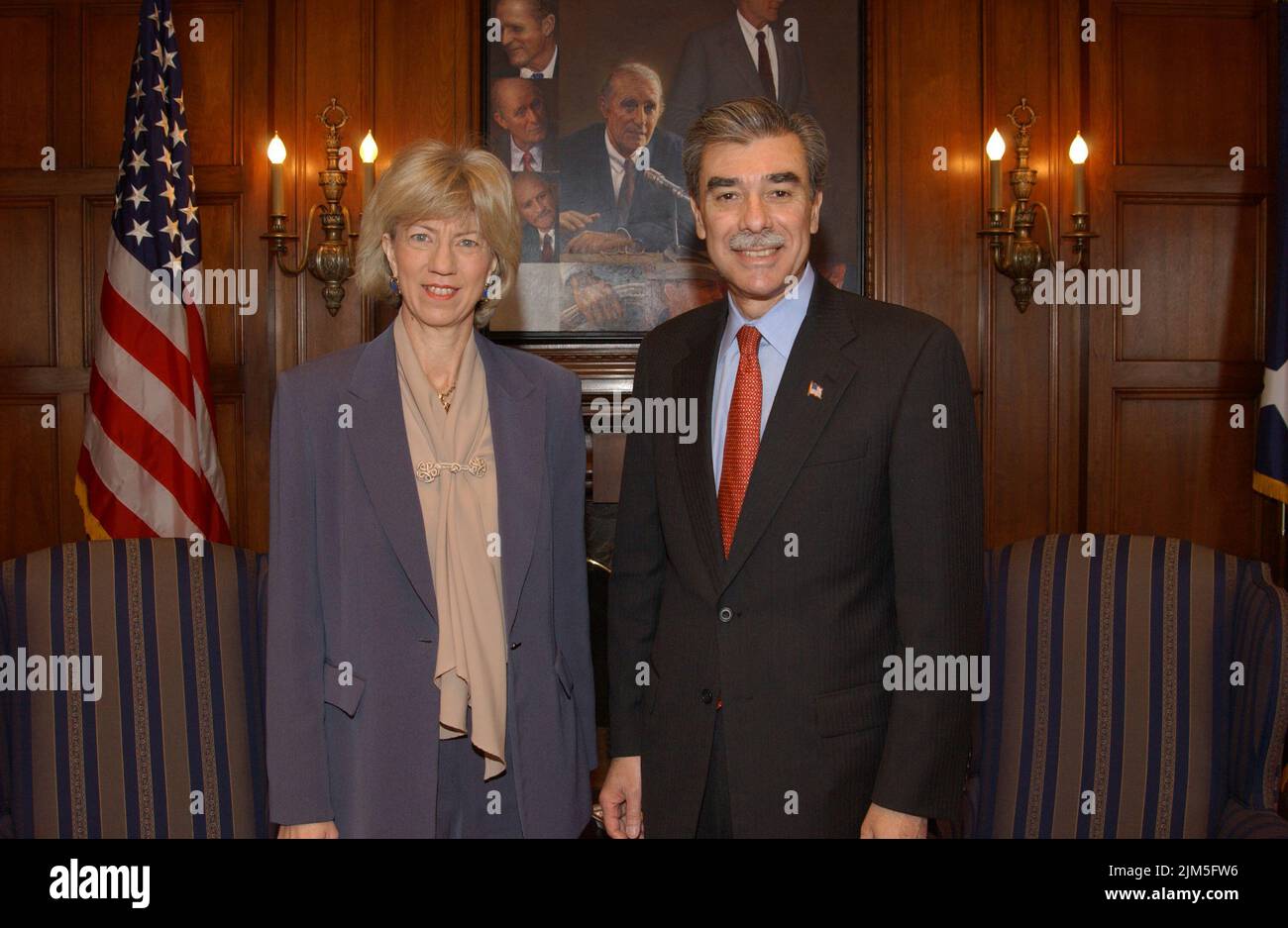 Office of the Secretary - Meeting with Interior Secretary Stock Photo ...