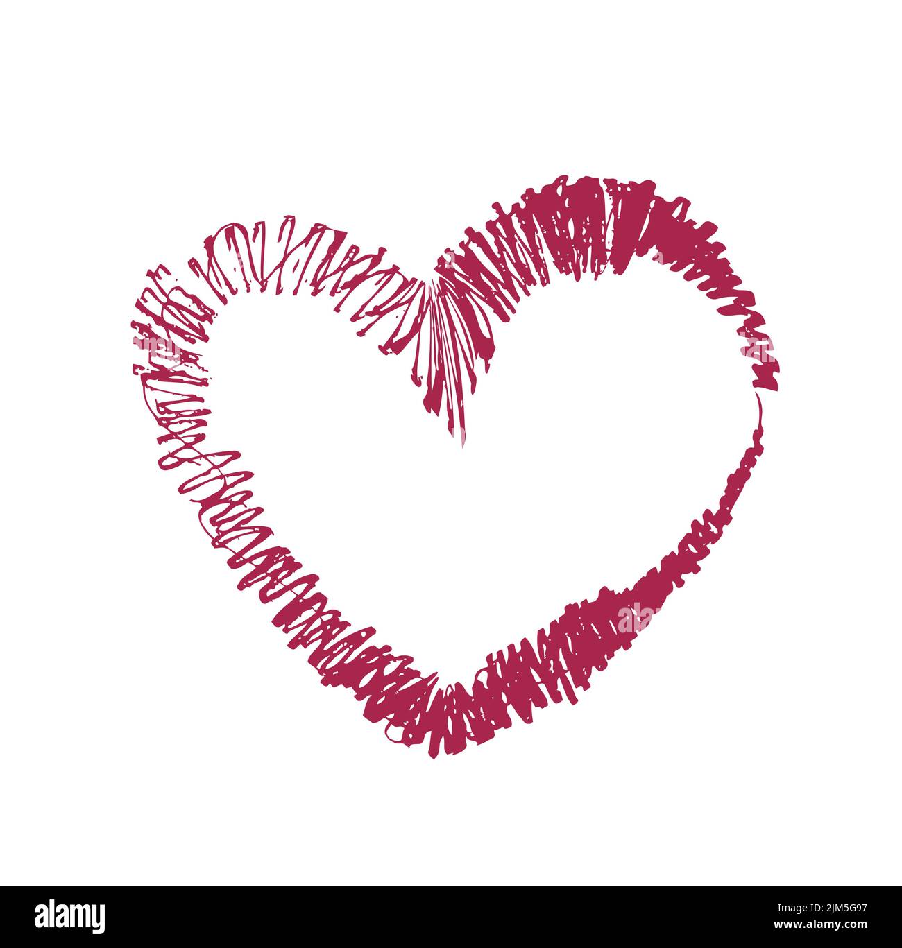 Hand drawn heart Stock Vector Image & Art - Alamy