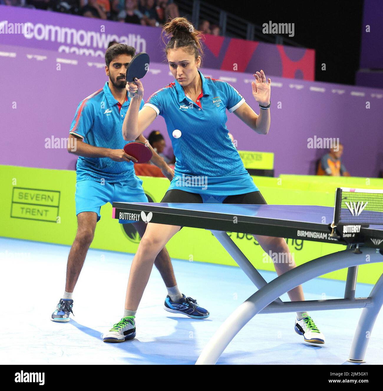 Birmingham, Birmingham, UK. 4th Aug, 2022. CWG 2022 : Table Tennis ...