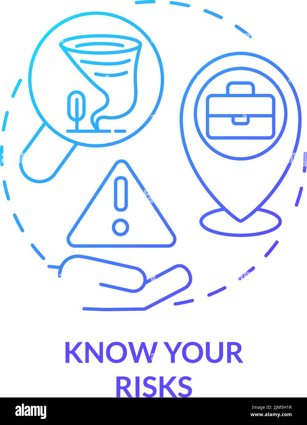 Know risks blue gradient concept icon Stock Vector Image & Art - Alamy Know risks blue gradient concept icon Stock Vector Image & Art - Alamy