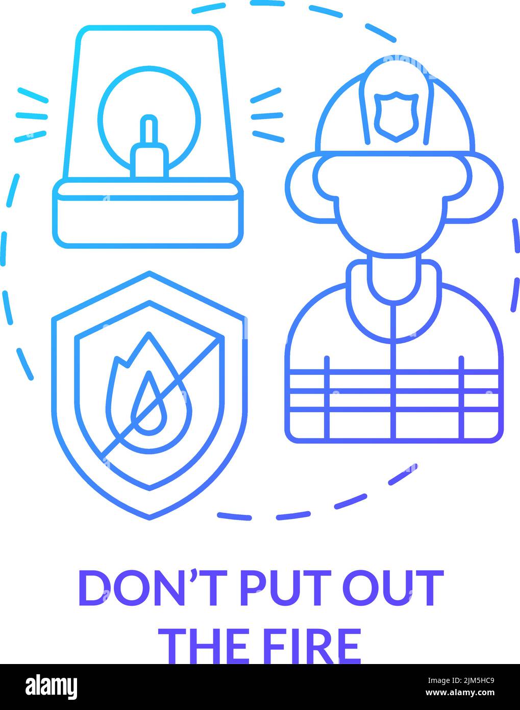 Fire escape accident Cut Out Stock Images & Pictures - Alamy