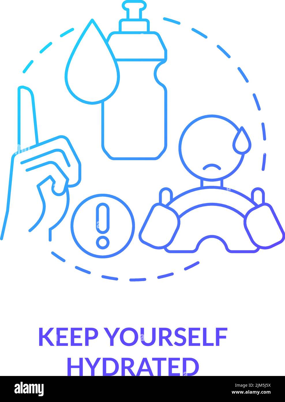 Keep hydrated Stock Vector Images - Alamy