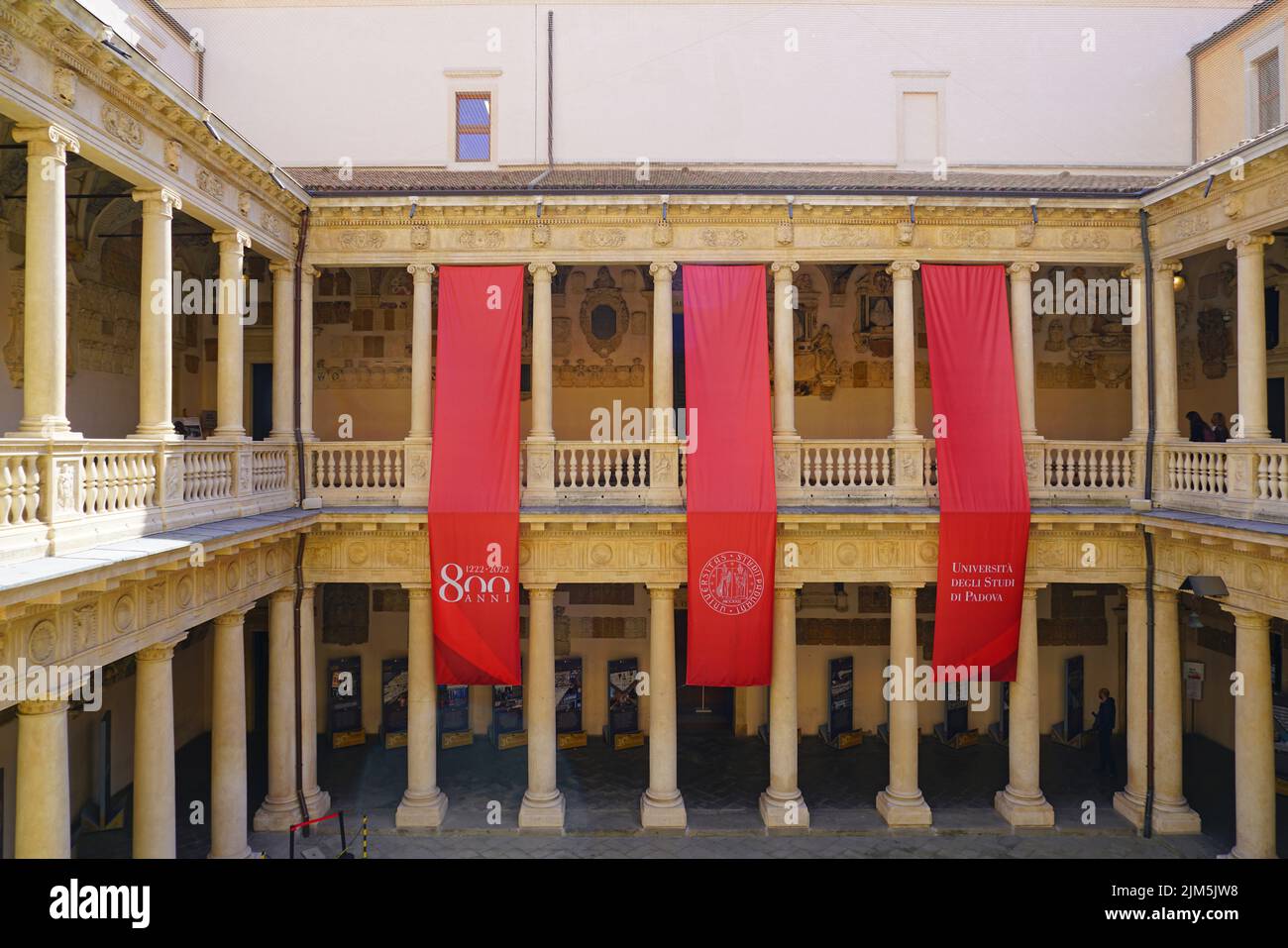 PADUA, ITALY -14 APR 2022- View of the landmark University of Padua ...