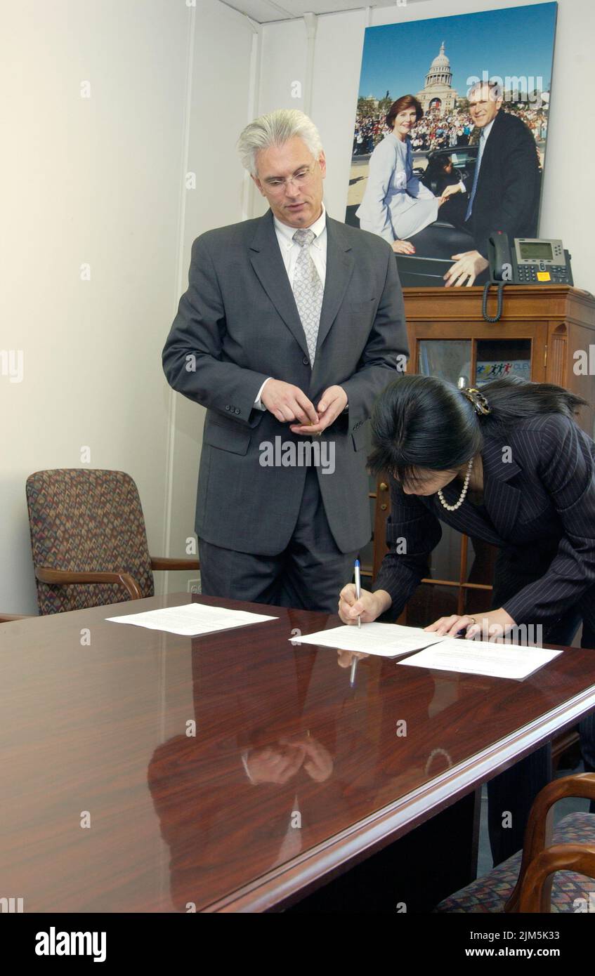 International Trade Administration - Swearing In Louisa Cheng Stock ...